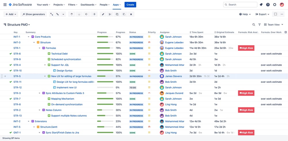 Structure by Tempo: Project Portfolio Management for Jira Structure by Tempo: Project Portfolio Management for Jira